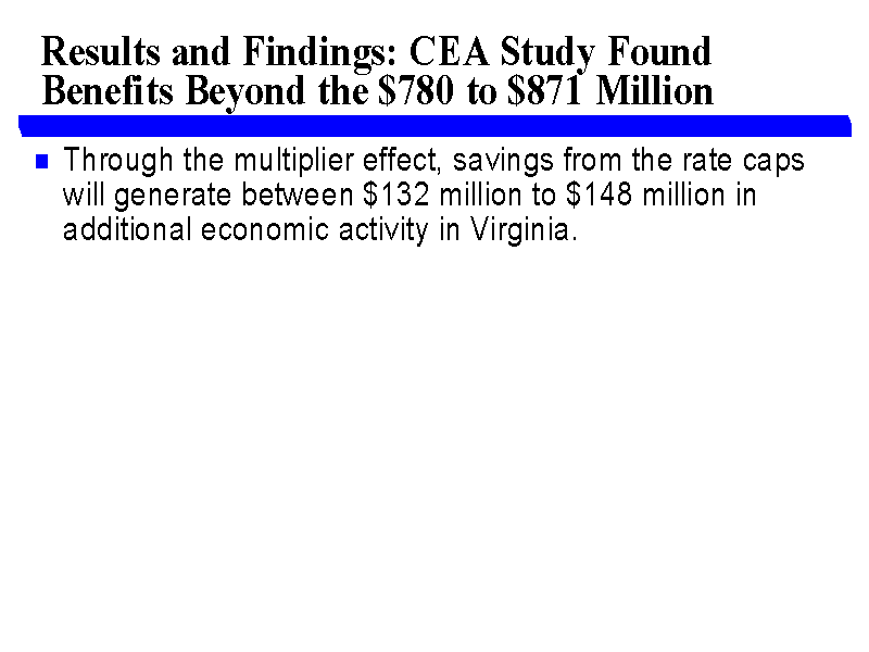 Results and Findings: CEA Study Found Benefits Beyond the $780 to $871 ...